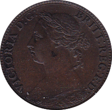 1891 FARTHING ( UNC ) - Cambridgeshire Coins – Cambridgeshire Coins