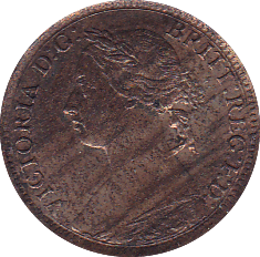 1895 FARTHING ( EF ) YOUNG HEAD - Cambridgeshire Coins – Cambridgeshire ...