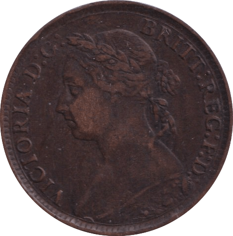 1895 FARTHING ( VF ) Farthing Cambridgeshire Coins – Cambridgeshire Coins