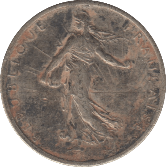 1898 SILVER ONE FRANC FRANCE - Cambridgeshire Coins – Cambridgeshire Coins