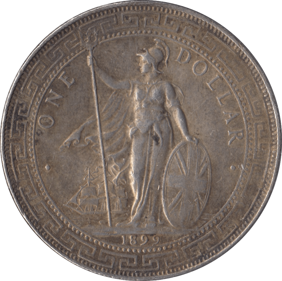 1899 SILVER TRADE DOLLAR HONG KONG SILVER WORLD COINS Cambridgeshire ...