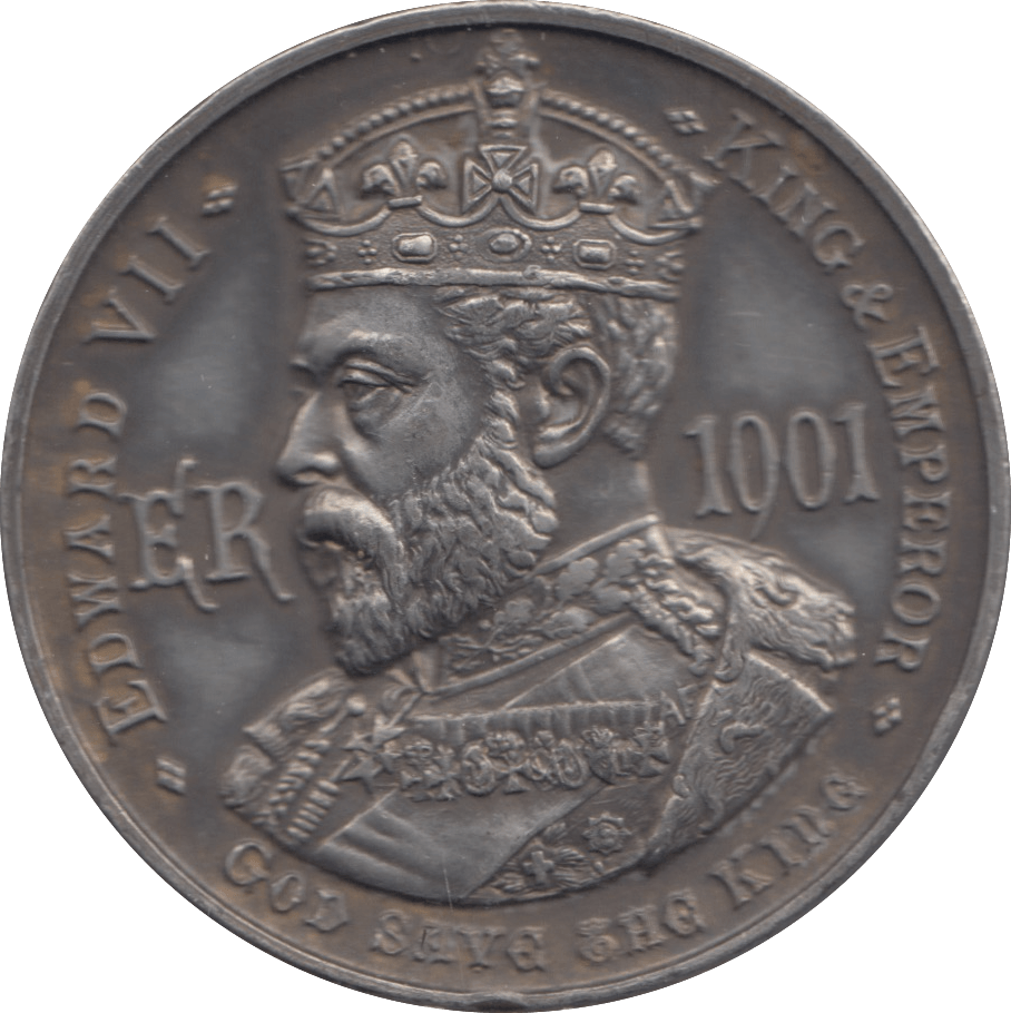 1902 EDWARD VII COMMEMORATIVE MEDALLION - Cambridgeshire Coins ...