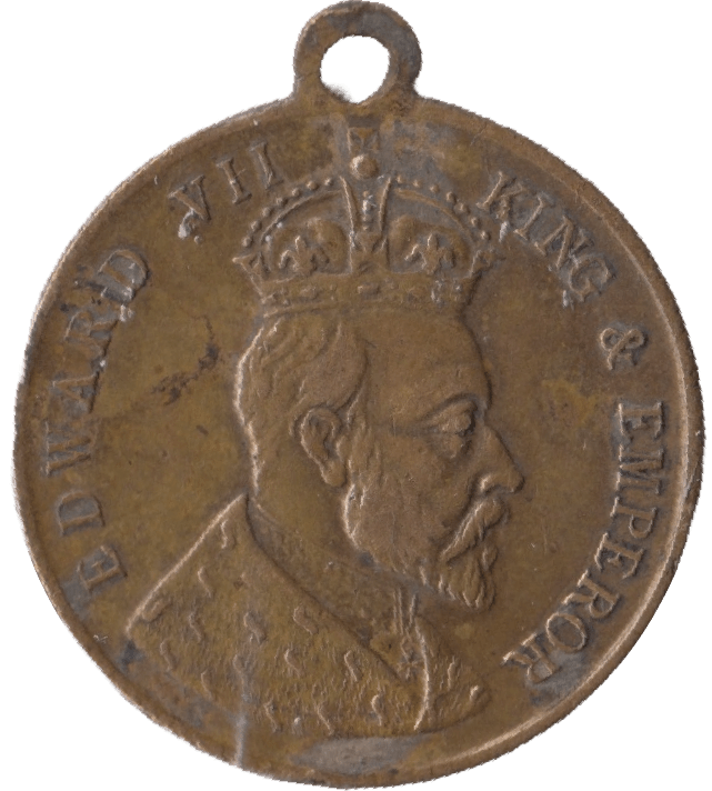 1902 EDWARD VII COMMEMORATIVE MEDALLION MEDALS & MEDALLIONS ...