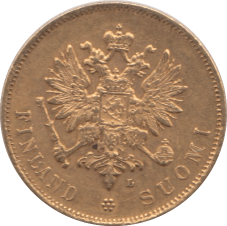 1904 GOLD 10 MARKKAA REF C FINLAND Gold World Coins Cambridgeshire ...