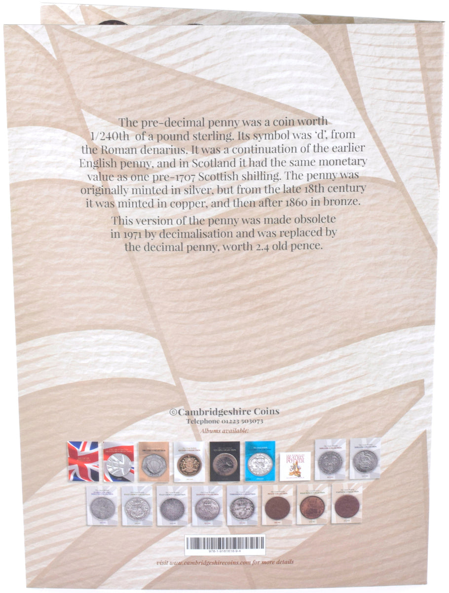 1905 - 1967 GREAT BRITISH PENNY COIN COLLECTION ALBUM STOCKING FILLER ...