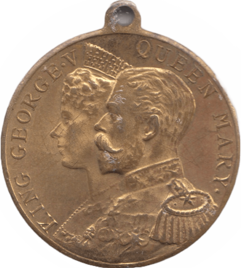1911 KING GEORGE CORONATION MEDALLION OTHER TOKENS Cambridgeshire Coins ...