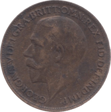 1918 FARTHING ( GVF ) 3 - Cambridgeshire Coins – Cambridgeshire Coins