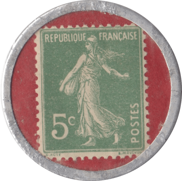 1920 STAMP MONEY TOKEN FRANCE OTHER TOKENS Cambridgeshire Coins ...