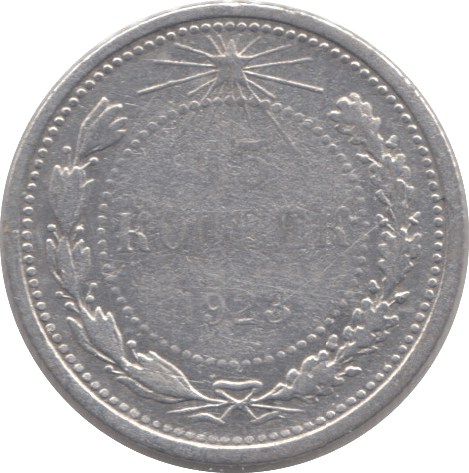 1923 15 KOPEK SILVER RUSSIAN EMPIRE WORLD SILVER COINS Cambridgeshire ...