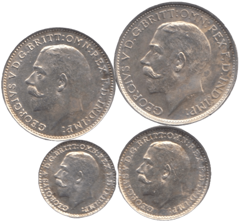 1926 MAUNDY SET GEORGE V Maundy Set Cambridgeshire Coins ...