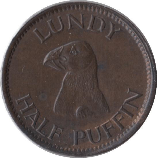 1929 HALF PUFFIN LUNDY WORLD COINS Cambridgeshire Coins ...