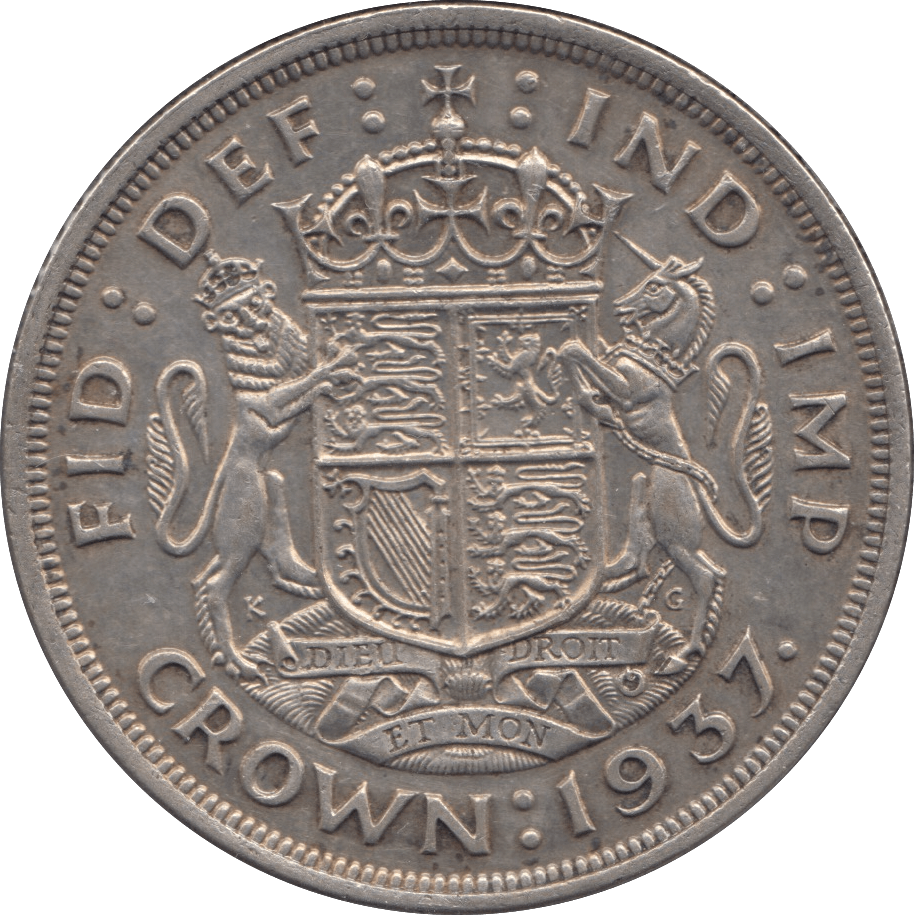 1937 CROWN ( EF ) 3 Crown Cambridgeshire Coins – Cambridgeshire Coins