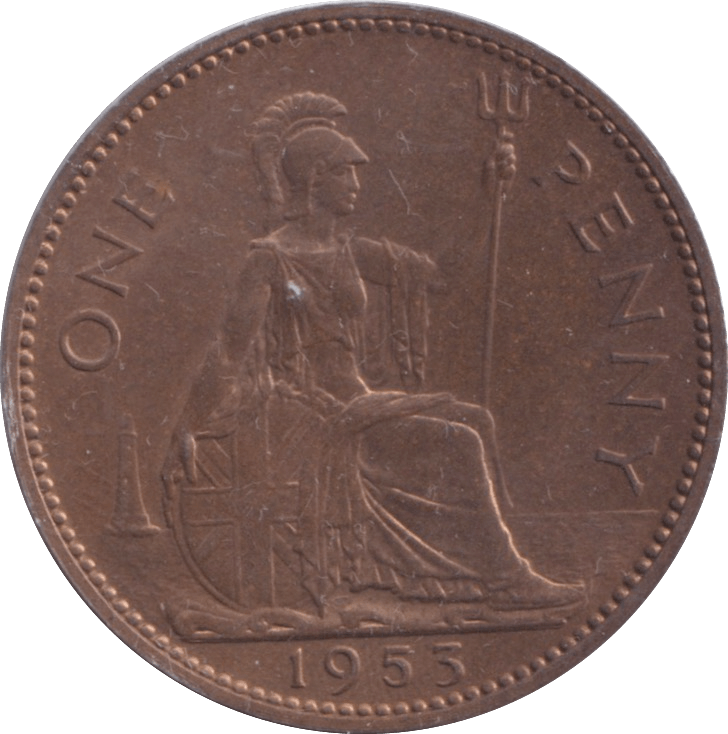 1953 PENNY ( PROOF ) Penny Cambridgeshire Coins – Cambridgeshire Coins