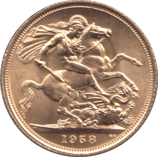 1958 GOLD SOVEREIGN ( BU ) Sovereign Cambridgeshire Coins ...