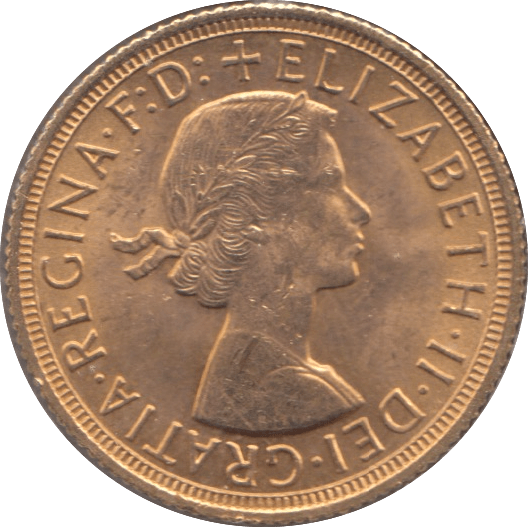 1958 GOLD SOVEREIGN ( UNC ) Sovereign Cambridgeshire Coins ...