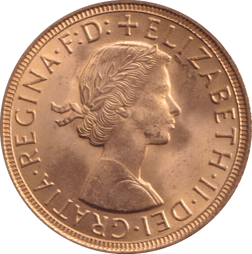 1958 GOLD SOVEREIGN ( UNC ) Sovereign Cambridgeshire Coins ...