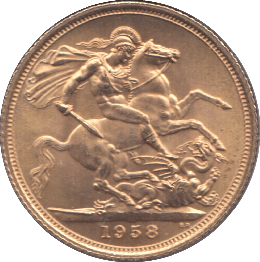 1958 GOLD SOVEREIGN ( UNC ) - Cambridgeshire Coins – Cambridgeshire Coins