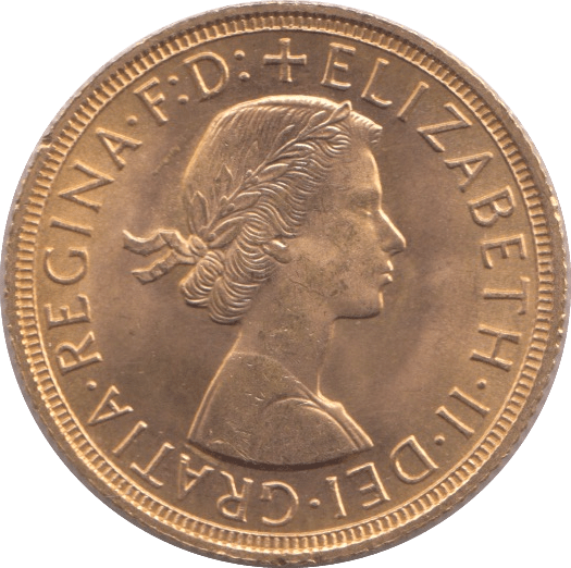 1958 GOLD SOVEREIGN ( UNC ) Sovereign Cambridgeshire Coins ...