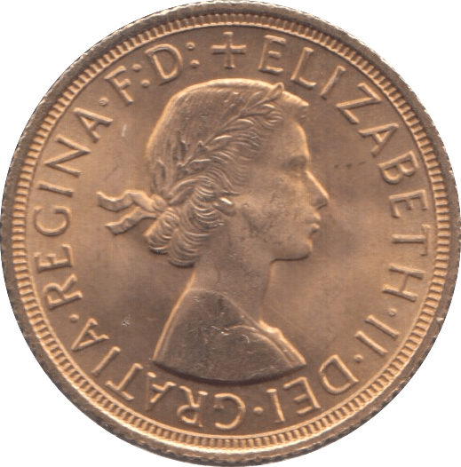 1958 GOLD SOVEREIGN ( UNC ) - Cambridgeshire Coins – Cambridgeshire Coins