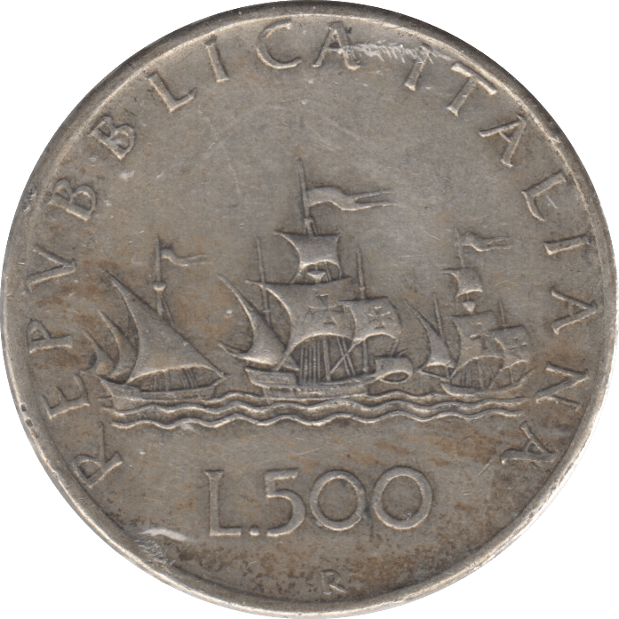 1961 SILVER 5 LIRA ITALY SILVER WORLD COINS Cambridgeshire Coins ...