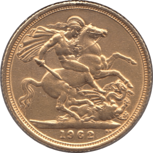1962 GOLD SOVEREIGN ( EF ) Sovereign Cambridgeshire Coins ...
