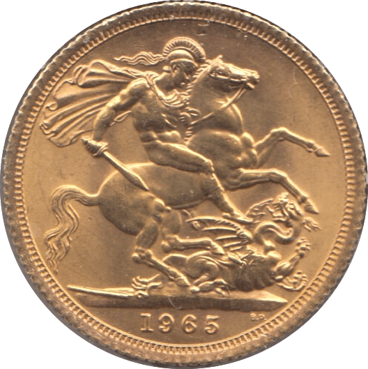 1965 GOLD SOVEREIGN ( UNC ) Sovereign Cambridgeshire Coins ...