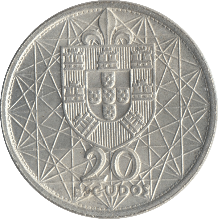 1966 20 ESCUDOS PORTUGAL WORLD COINS Cambridgeshire Coins ...
