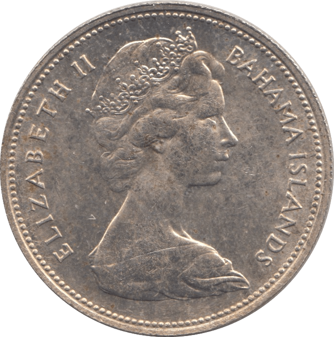 1966 SILVER FIFTY CENTS BAHAMA ISLANDS WORLD SILVER COINS ...