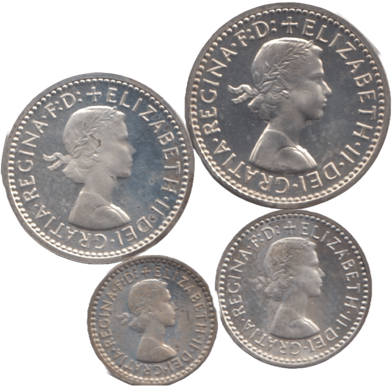 1968 MAUNDY SET ELIZABETH II Maundy Set Cambridgeshire Coins ...