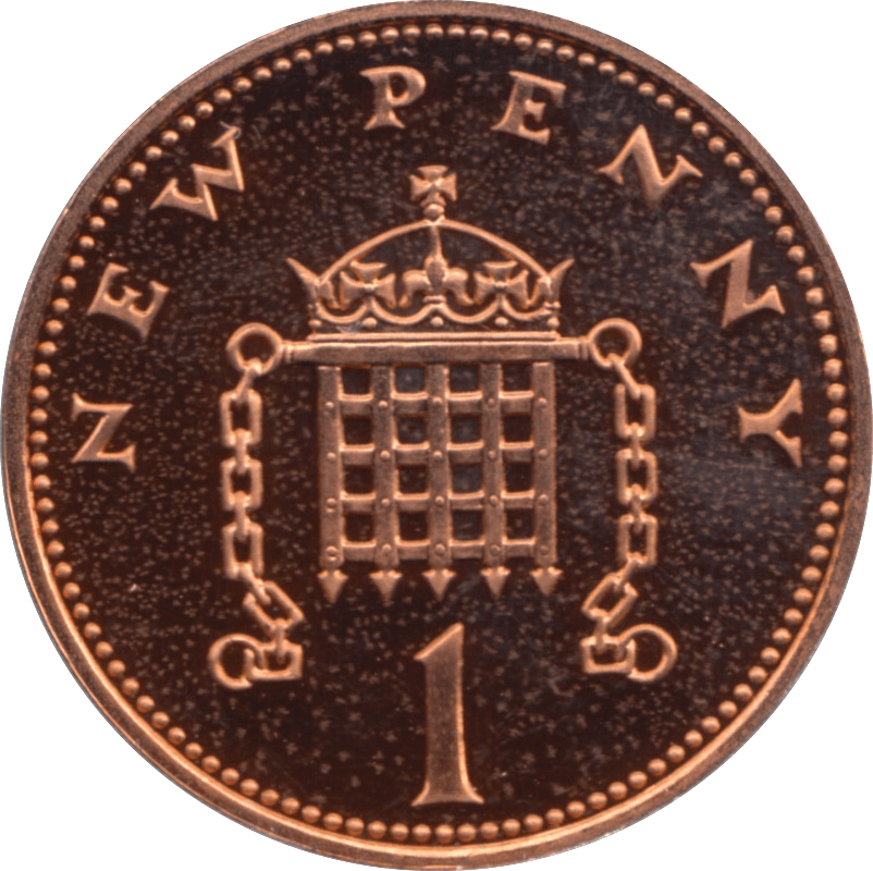 1971 PROOF DECIMAL ONE NEW PENNY 1p Proof Cambridgeshire Coins ...