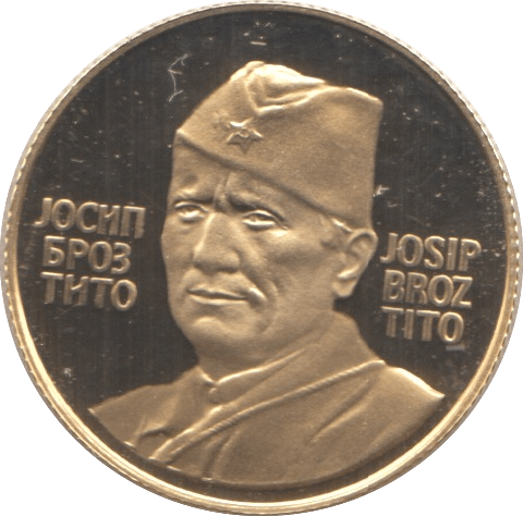 1973 GOLD PROOF YUGOSLAVIA COMMEMORATIVE JOSEP BROZ TITO Gold World ...