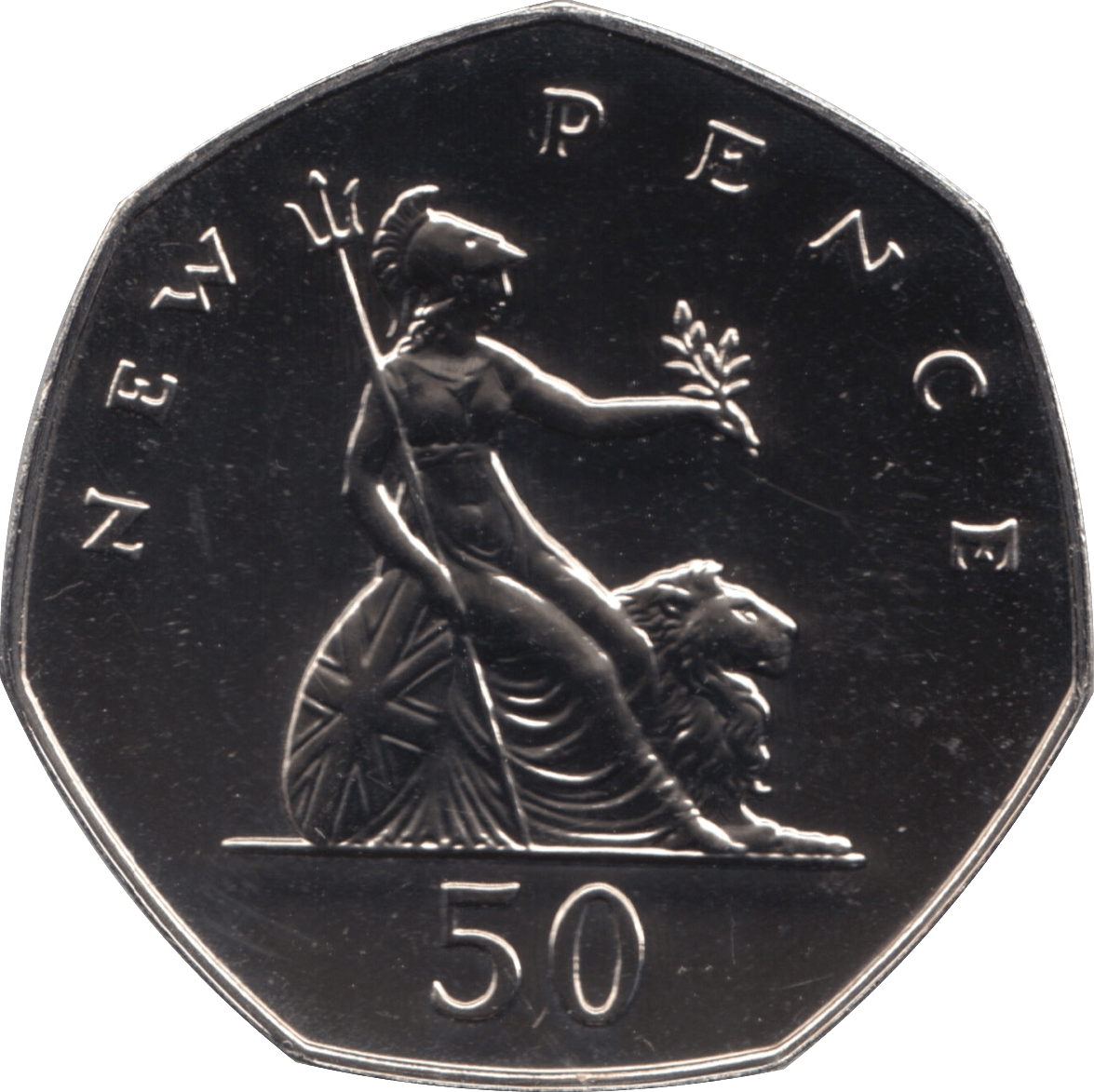 1975 FIFTY PENCE PROOF 50P COIN BRITANNIA 50p Proof Cambridgeshire ...