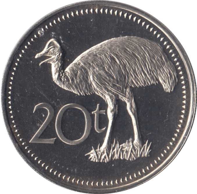 1976 20 TOEA PAPUA NEW GUINEA WORLD COINS Cambridgeshire Coins ...
