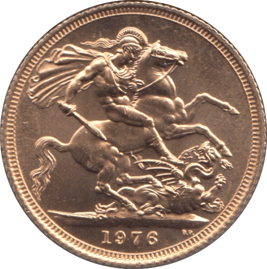 1976 GOLD SOVEREIGN ( BU ) Sovereign Cambridgeshire Coins ...