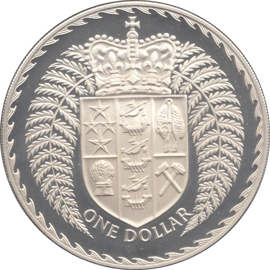 1979 ONE DOLLAR SILVER NEW ZEALAND ( PROOF ) WORLD COINS Cambridgeshire ...