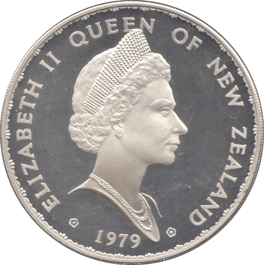 1979 ONE DOLLAR SILVER NEW ZEALAND ( PROOF ) WORLD COINS Cambridgeshire ...