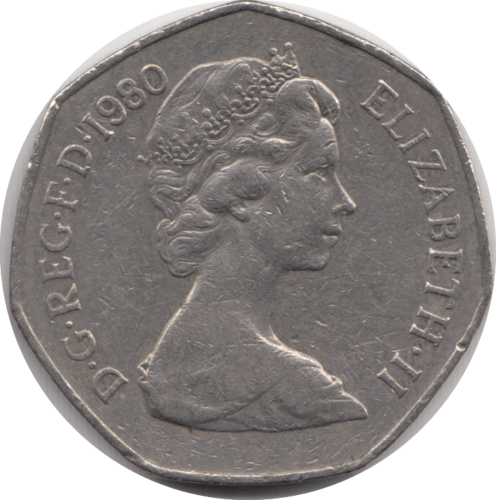 1980 CIRCULATED 50P BRITANNIA 50P CIRCULATED Cambridgeshire Coins ...