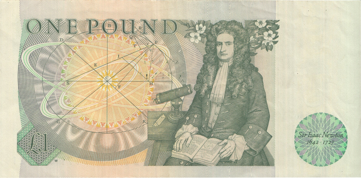 1980'S ONE POUND BANKNOTE SOMERSET USED £1 BANKNOTE Cambridgeshire ...