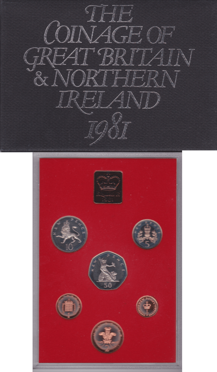 1981 ROYAL MINT PROOF SET ROYAL MINT PROOF SET Cambridgeshire Coins ...