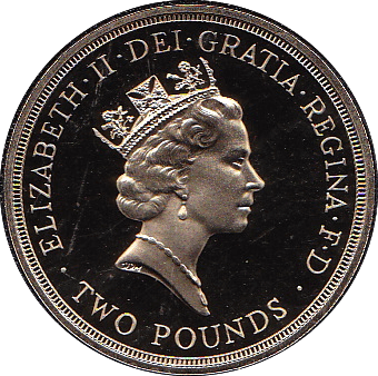 1989 TWO POUND £2 PROOF COIN CLAIM OF RIGHTS SCOTTISH CROWN £2 Proof ...