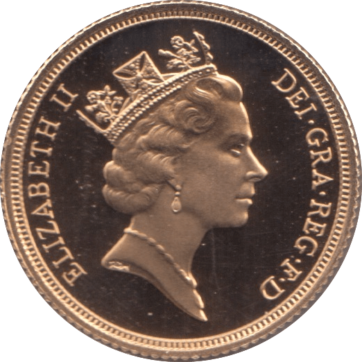 1992 GOLD SOVEREIGN ( PROOF ) Sovereign Cambridgeshire Coins ...