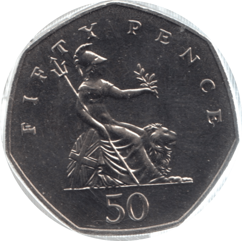 1995 FIFTY PENCE 50P BRILLIANT UNCIRCULATED BRITANNIA BU 50p BU ...