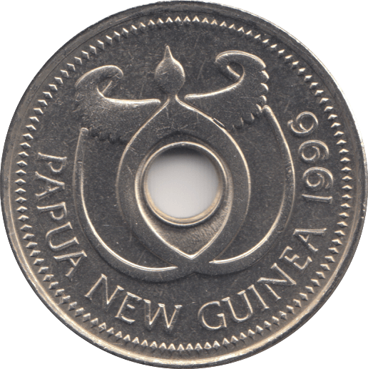 1996 ONE KINA PAPUA NEW GUINEA WORLD COINS Cambridgeshire Coins ...