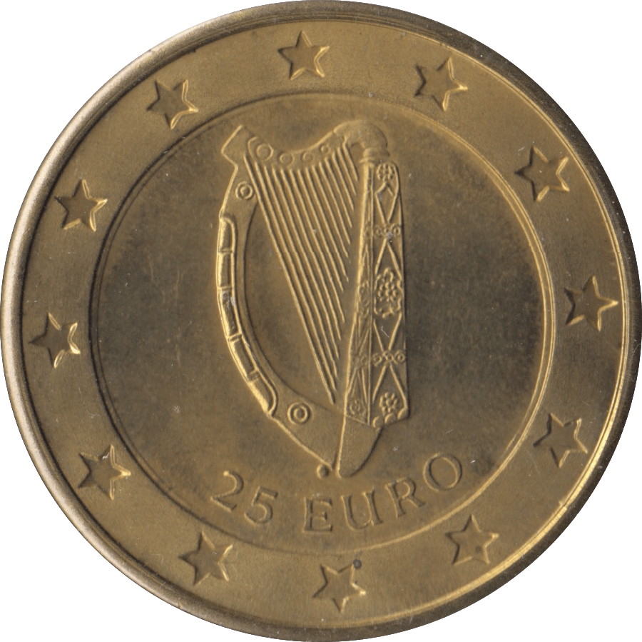 1997 25 EURO IRELAND WORLD COINS Cambridgeshire Coins – Cambridgeshire ...