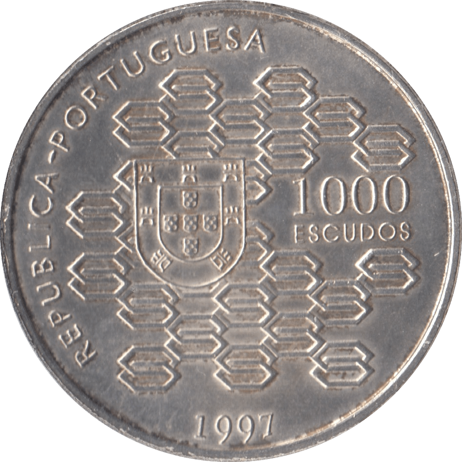 1997 SILVER PORTUGAL 1000 ESCUDOS WORLD COINS Cambridgeshire Coins ...