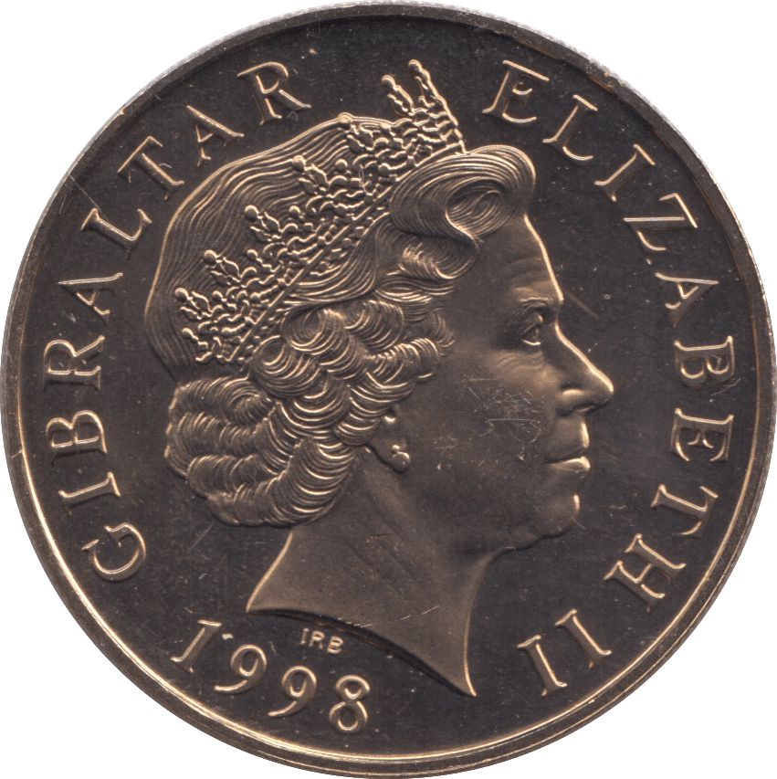1998 PROOF 5 POUNDS GIBRALTAR MILLENIUM WORLD COINS Cambridgeshire ...