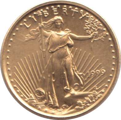 1999 GOLD 5 1/10oz DOLLARS USA Gold World Coins Cambridgeshire Coins ...