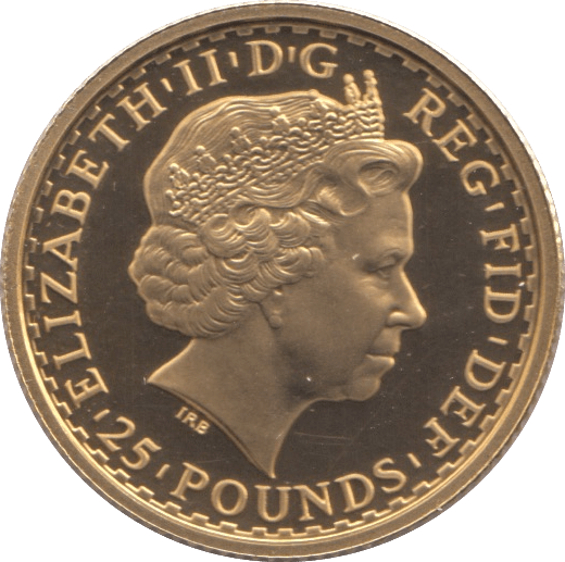 2002 GOLD PROOF £25 1/4 OUNCE BRITANNIA GOLD BRITANNIAS Cambridgeshire ...