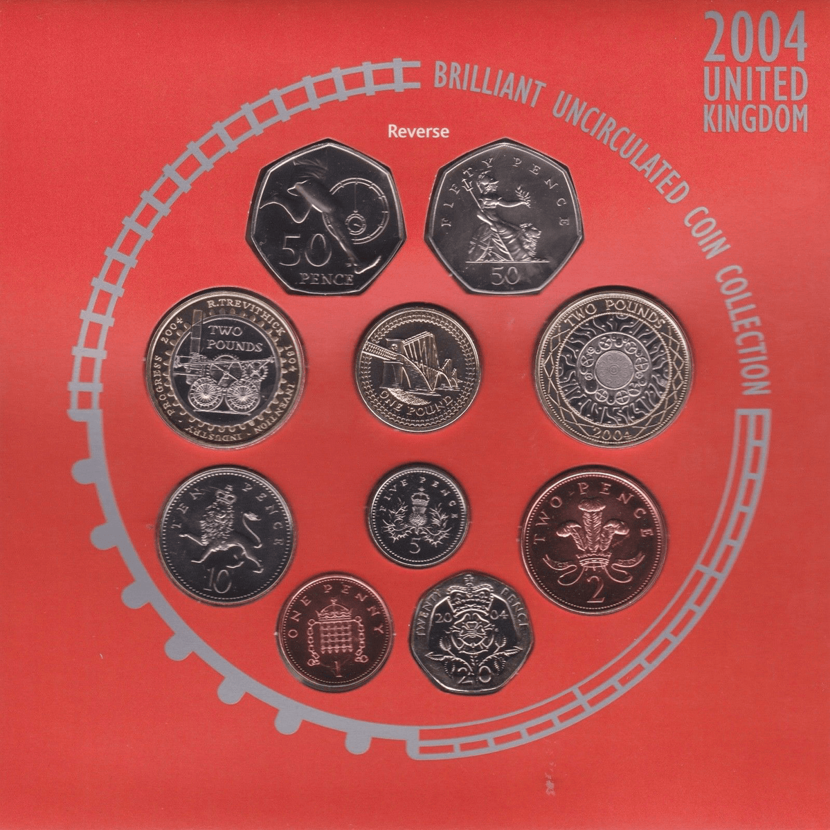 2004 BRILLIANT UNCIRCULATED COIN YEAR SET Brilliant Uncirculated Year ...