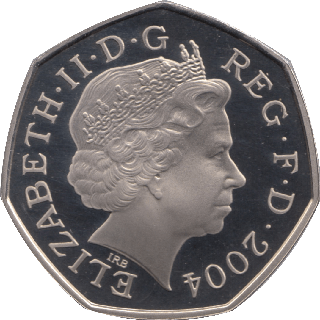 2004 FIFTY PENCE PROOF ROGER BANNISTER 50p Proof Cambridgeshire Coins ...